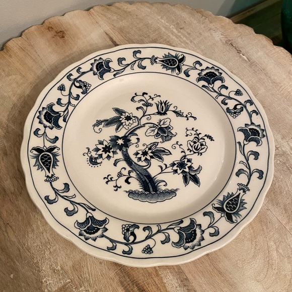 Nikko Ceramics | Dining | Ming Tree Blue Double Phoenix Backstamp Salad ...